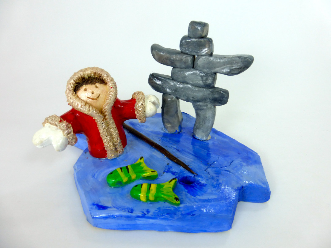 Inukshuk b - Clay for Kids