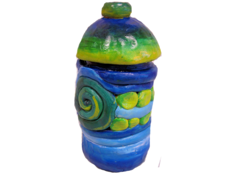 Coil Pot with Lid - Clay for Kids