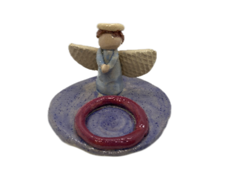 Angel Tea Light - Clay for Kids