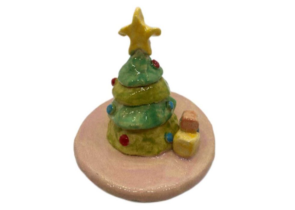 Pinch Pot Holiday Tree - Clay for Kids
